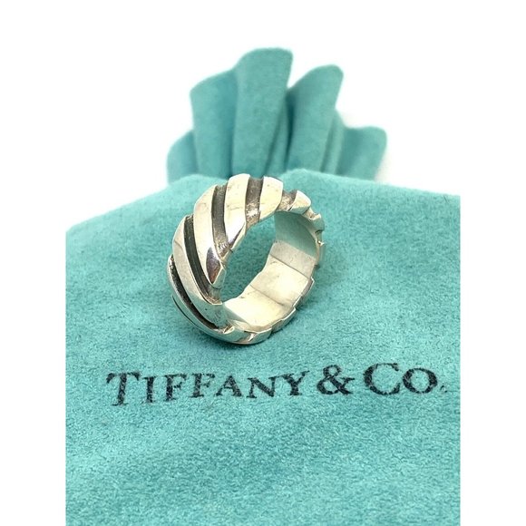 Tiffany & Co. | Jewelry | Tiffany Co Sterling Silver 995 Atlas Twist ...